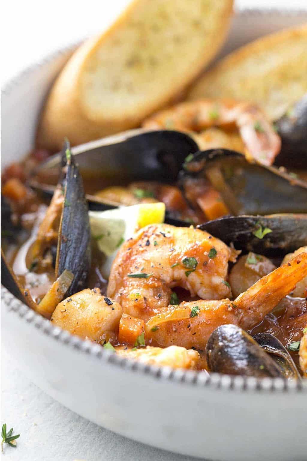 San Francisco Seafood Cioppino Recipe - Jessica Gavin