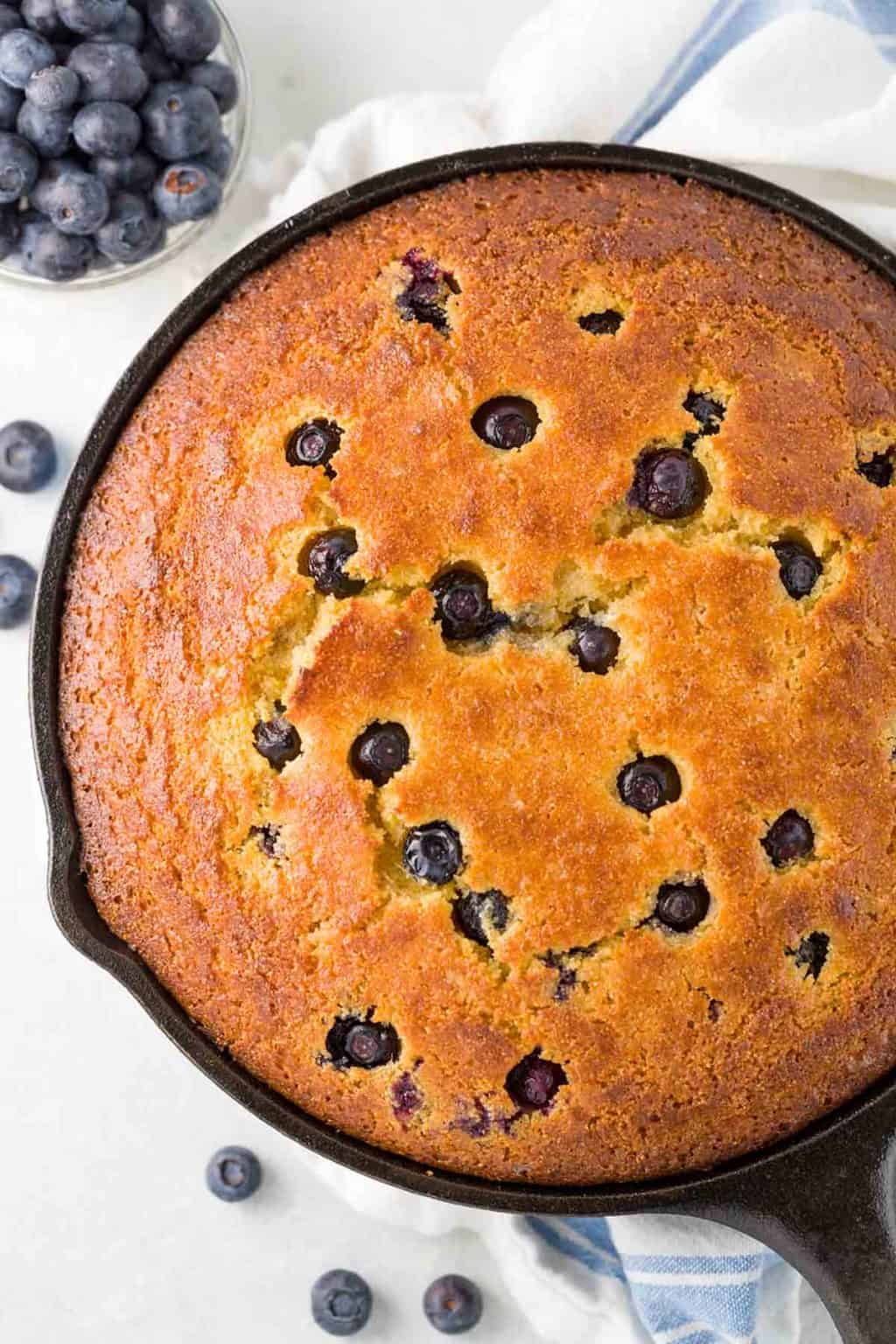 Blueberry Cornbread Recipe - Jessica Gavin