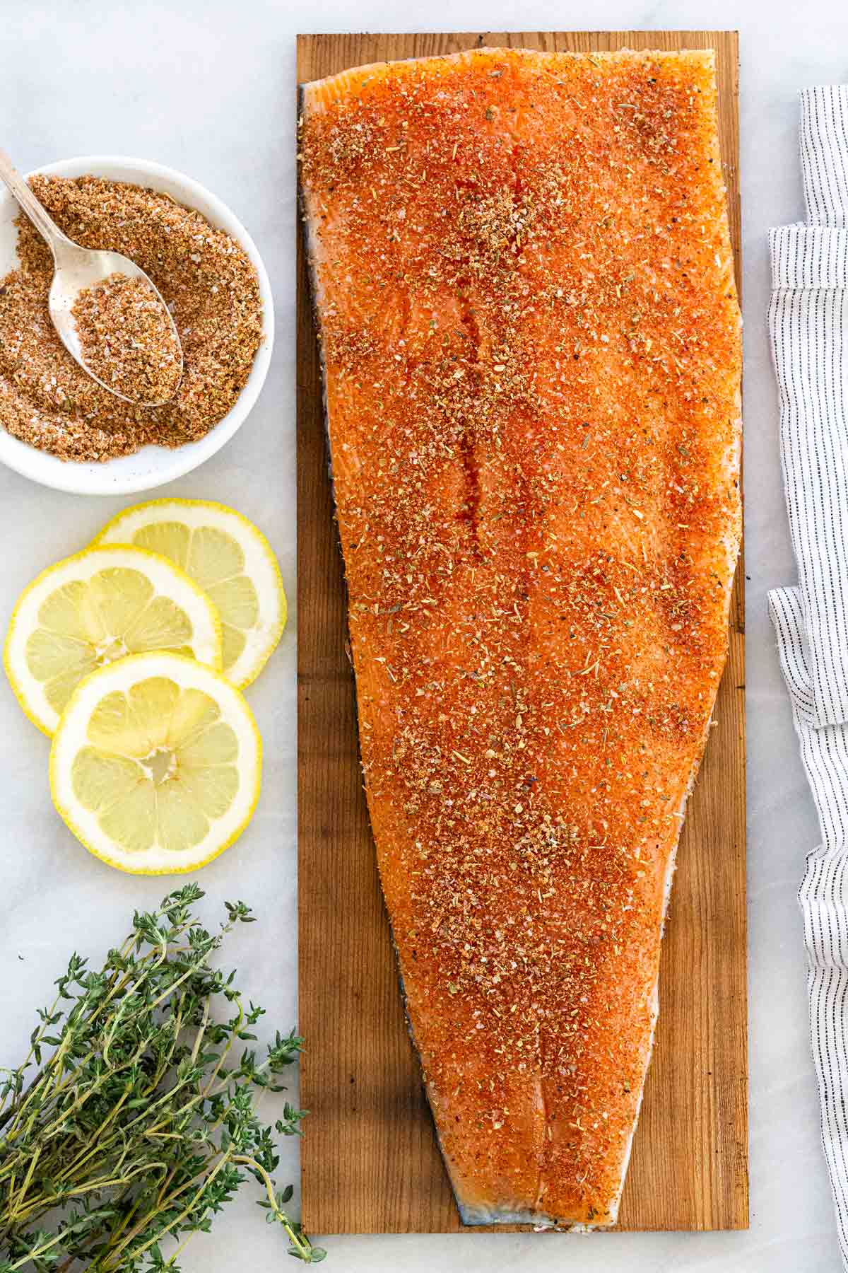 Grilled Cedar Plank Salmon - Jessica Gavin