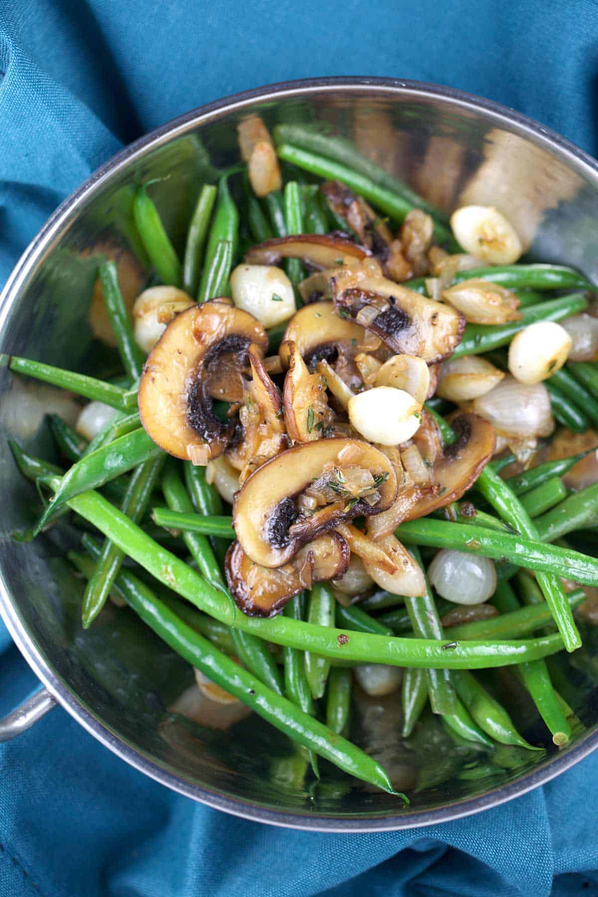 Haricot Verts with Caramelized Onions - Jessica Gavin