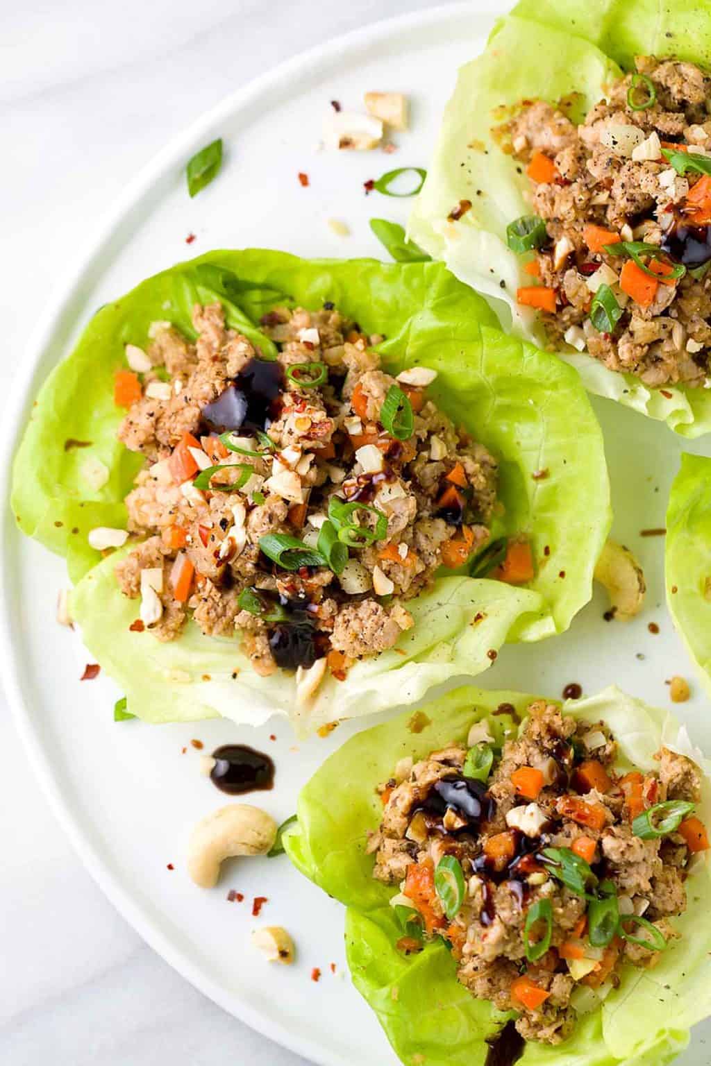 Ground Turkey Lettuce Wraps - Jessica Gavin