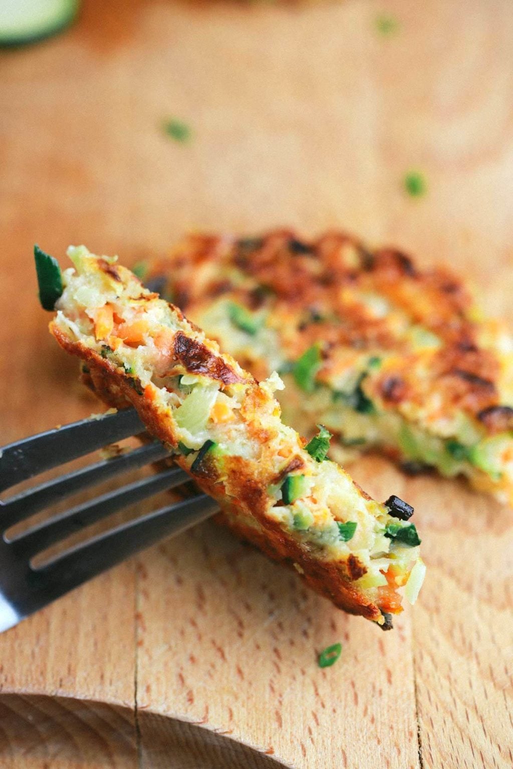 Crispy Vegetable Fritters with Dipping Sauce - Jessica Gavin