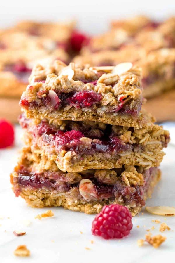 Raspberry Breakfast Bars - Jessica Gavin
