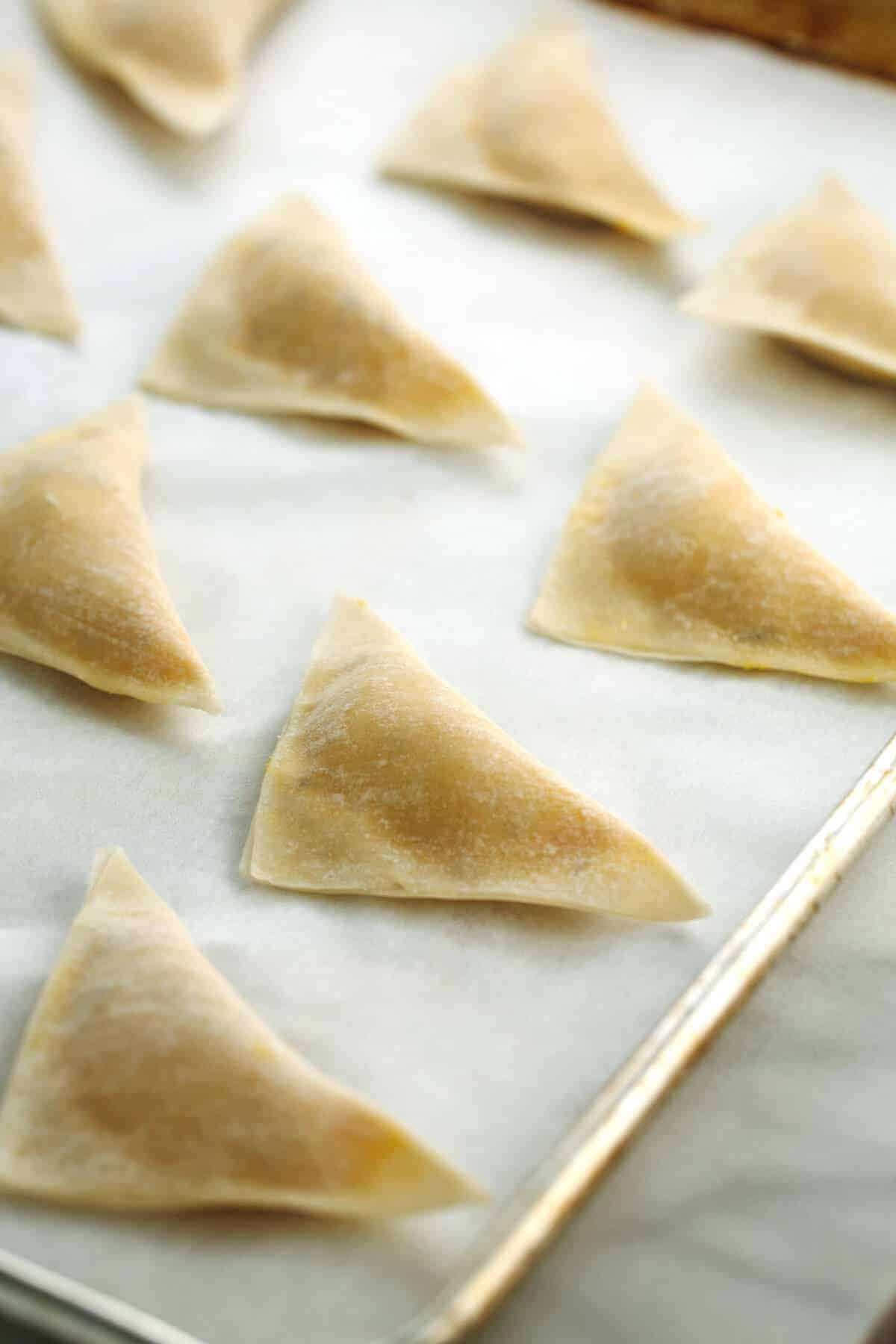 Delicata Squash Ravioli with Butter Sage Sauce - Jessica Gavin