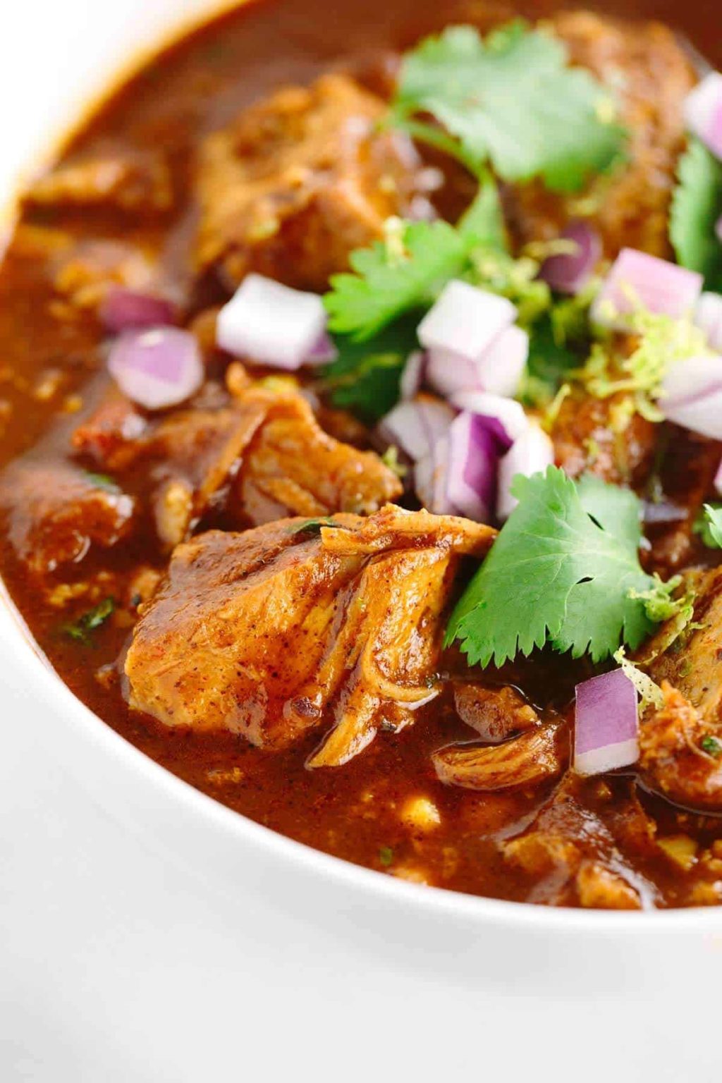 Slow Cooker Red Pork Chili Recipe - Jessica Gavin