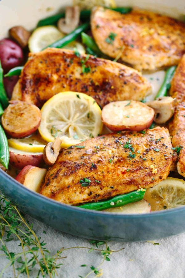 One Pot Lemon Chicken With Vegetables Jessica Gavin