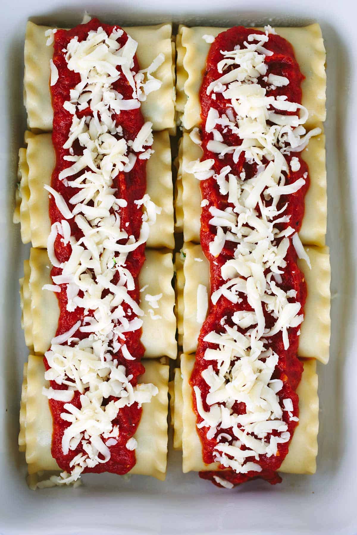 Easy Lasagna Rolls Recipe with Homemade Tomato Sauce - Jessica Gavin