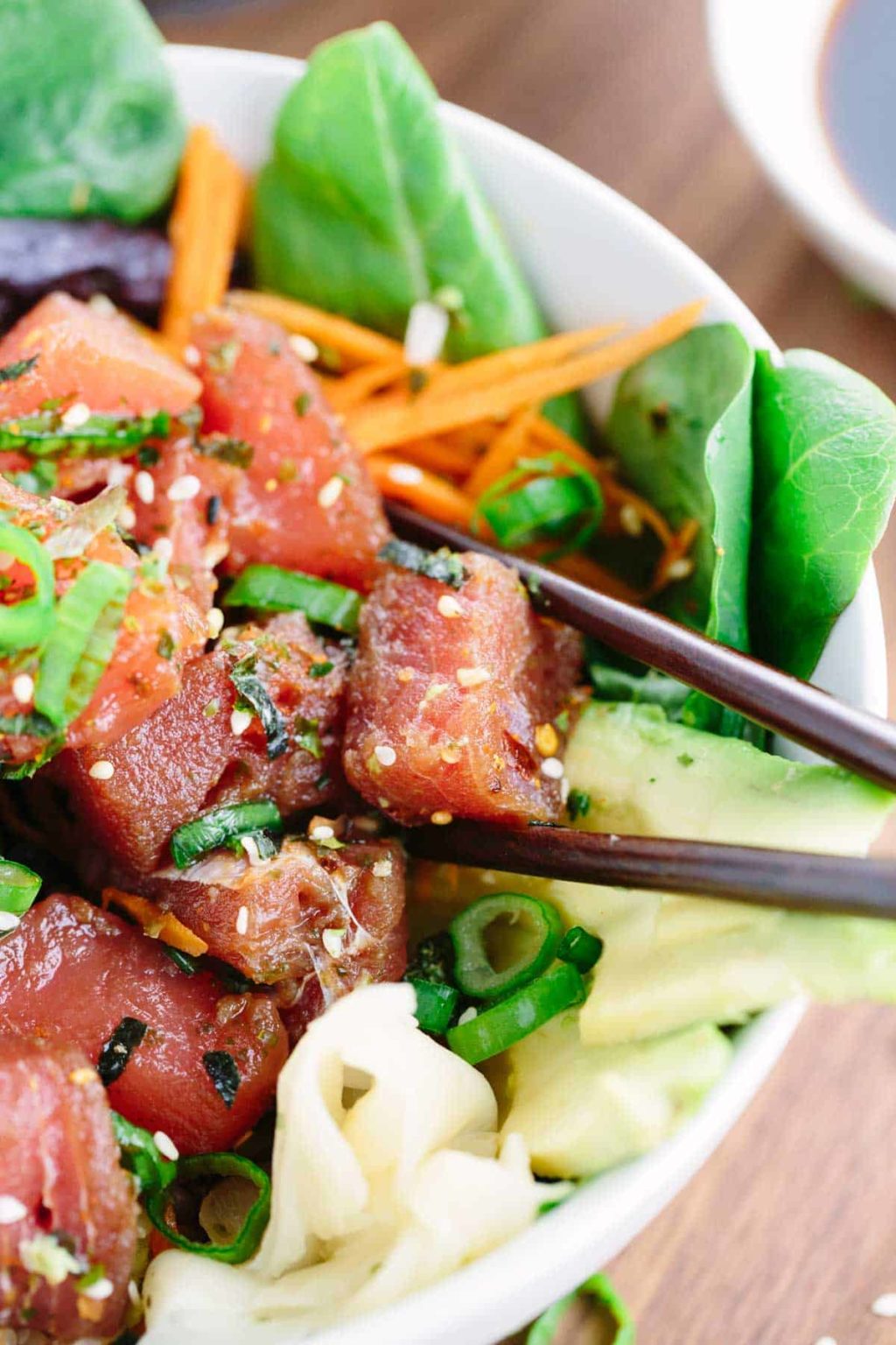 Ahi Tuna Poke Recipe (Poke Bowl) - Jessica Gavin