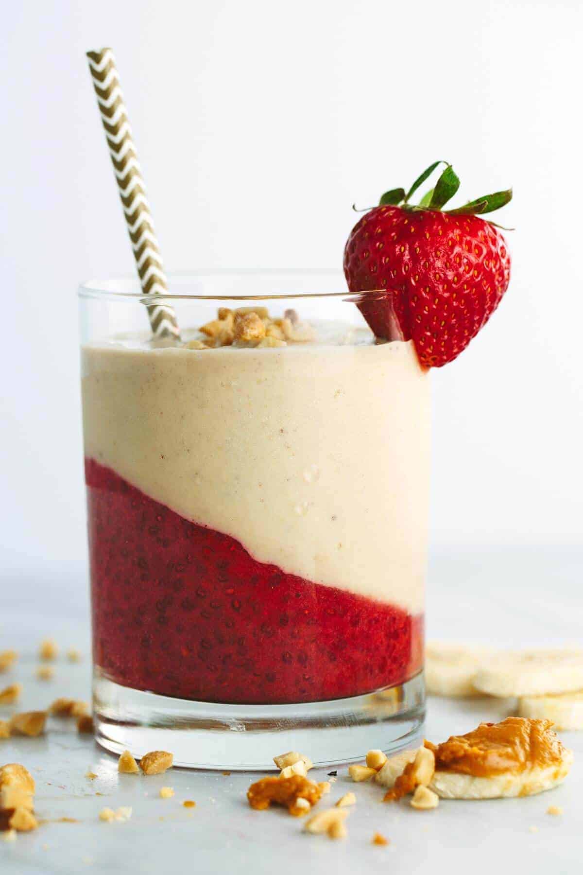 Peanut Butter and Jelly Smoothie - Jessica Gavin