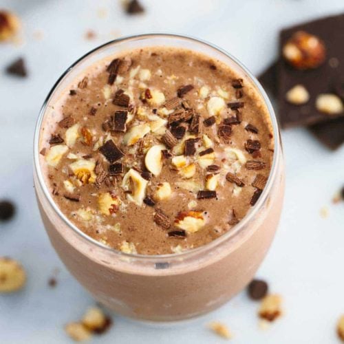 Chocolate Smoothie with Hazelnuts - Jessica Gavin