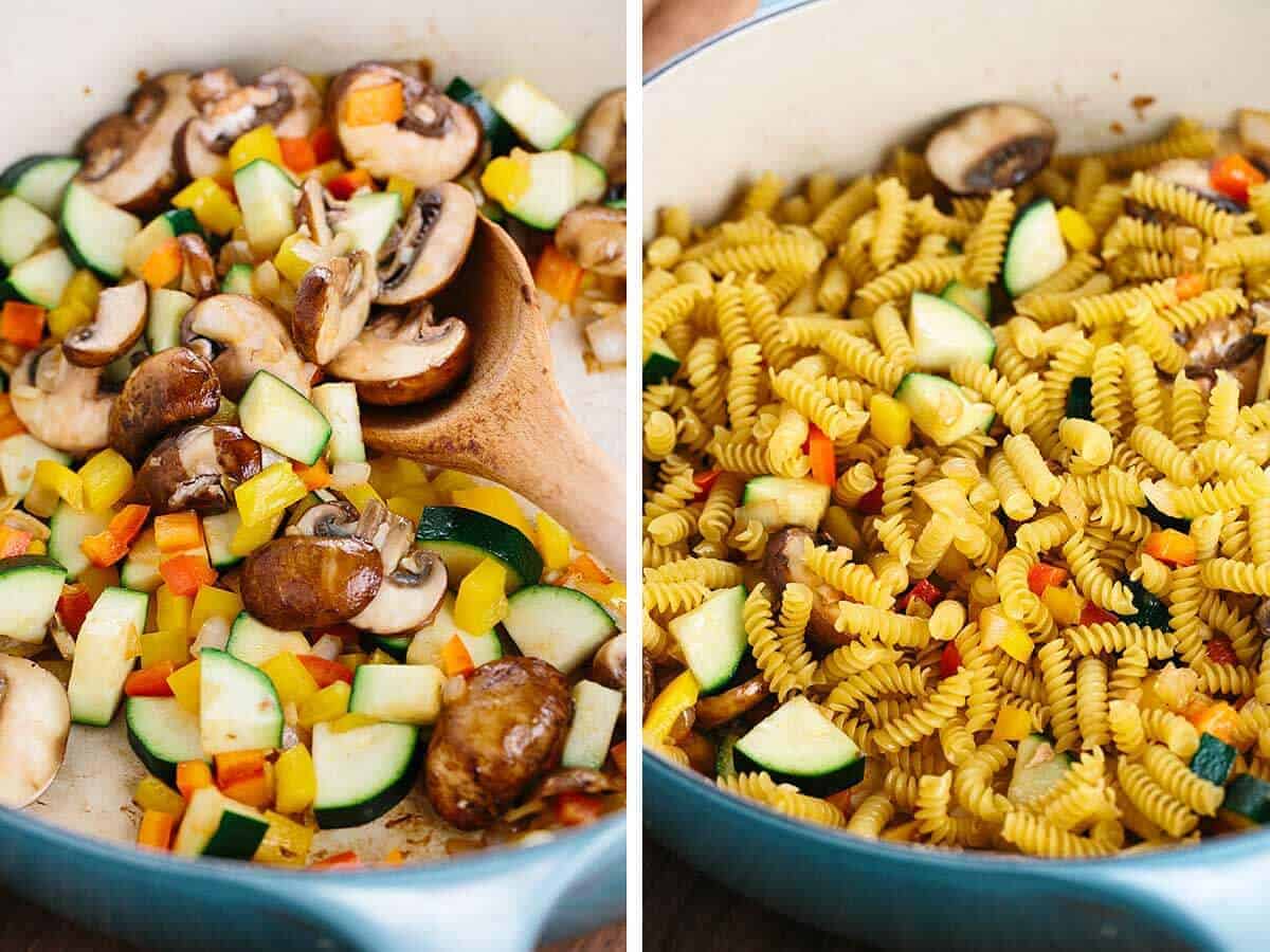 Easy Chicken Cacciatore with Pasta - Jessica Gavin