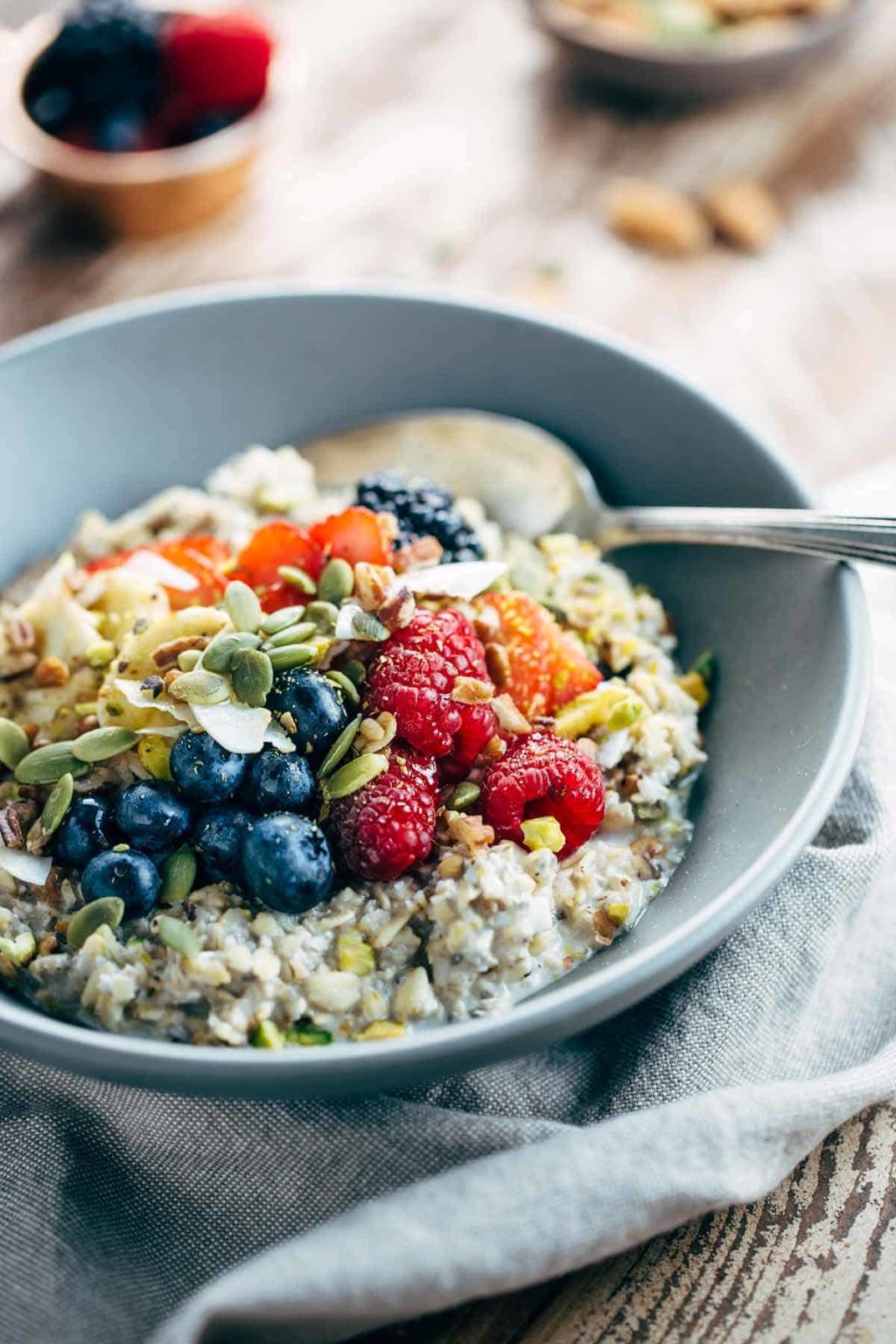 Muesli Breakfast Bowl with Berries - Jessica Gavin
