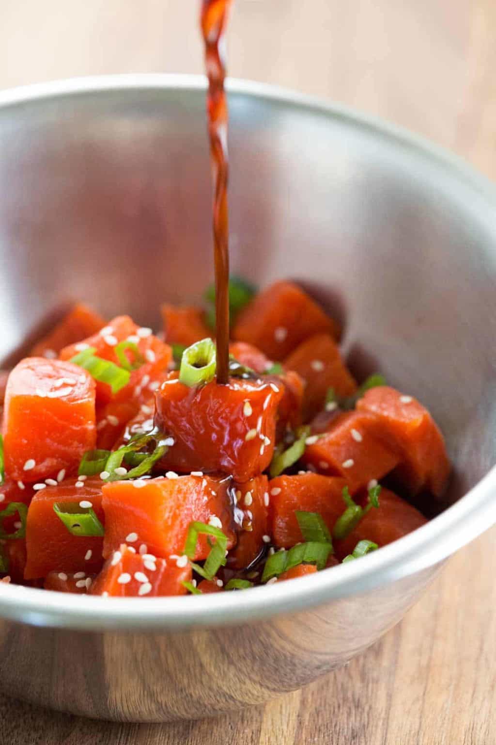 Salmon Poke Bowl - Jessica Gavin