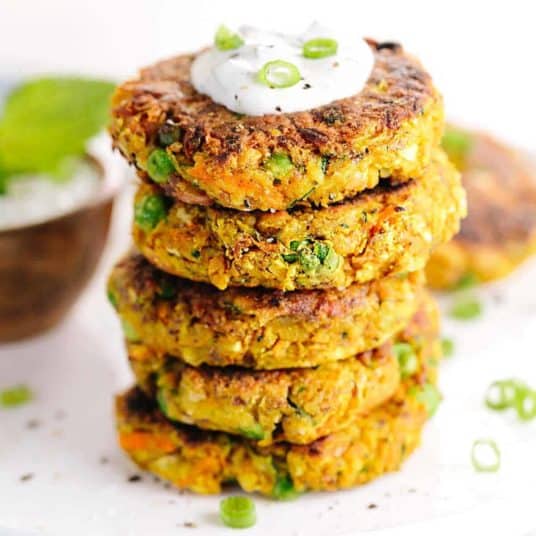 Vegetable Cakes with Chickpeas - Jessica Gavin