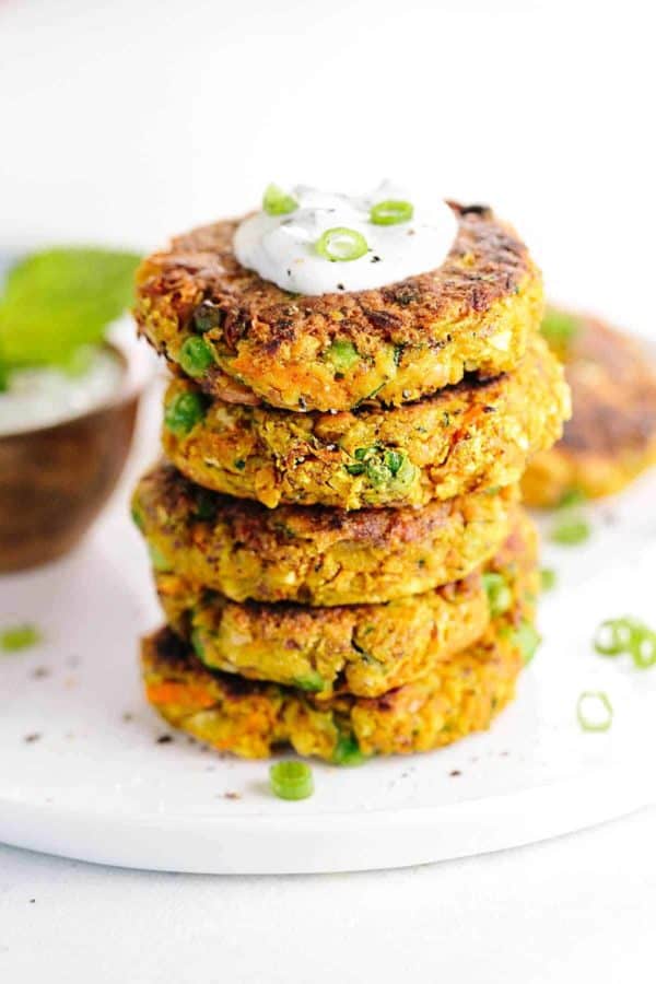 Vegetable Cakes with Chickpeas - Jessica Gavin