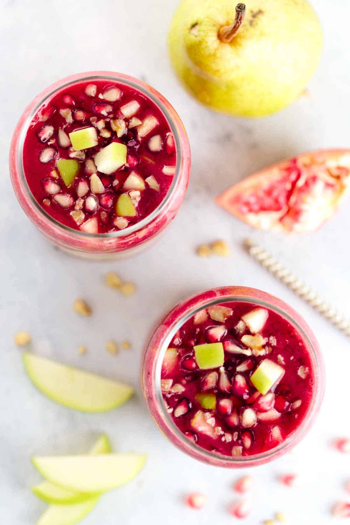 Pomegranate Smoothie Recipe - Jessica Gavin