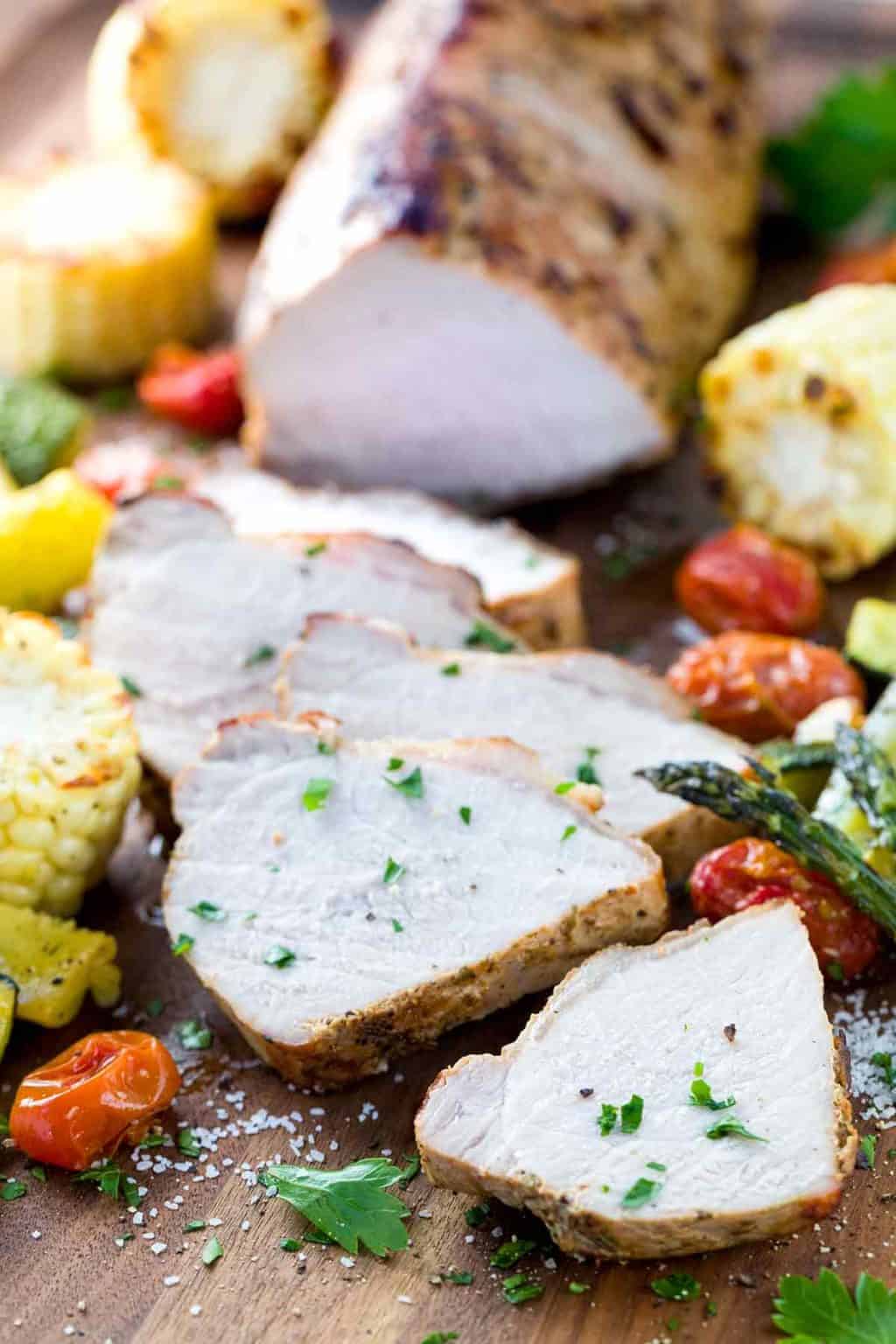 Pork Loin Roast with Herbs and Garlic - Jessica Gavin