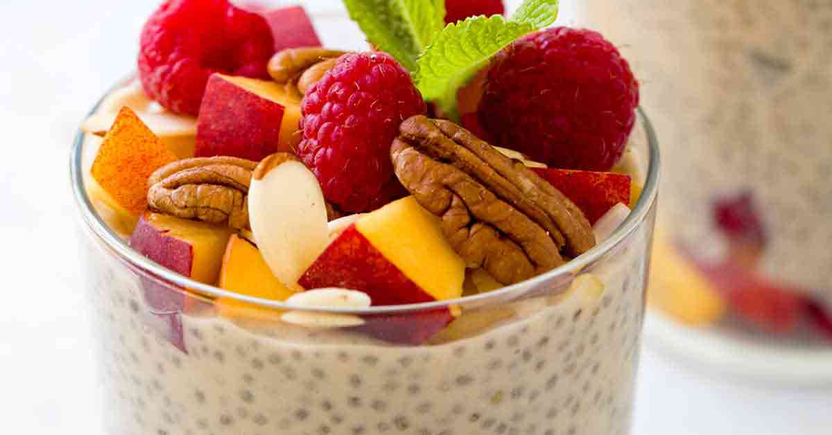 Chia Seed Protein Pudding Snack Recipe - Jessica Gavin