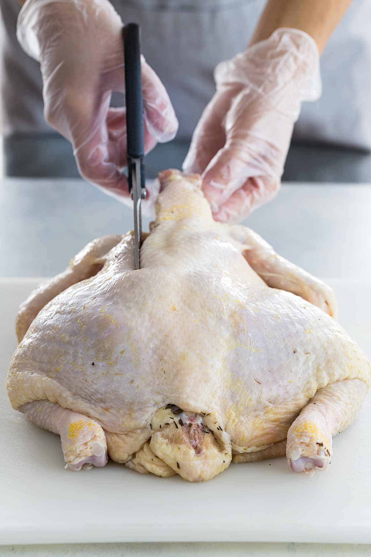 How To Spatchcock Chicken (Butterfly Technique) - Jessica Gavin