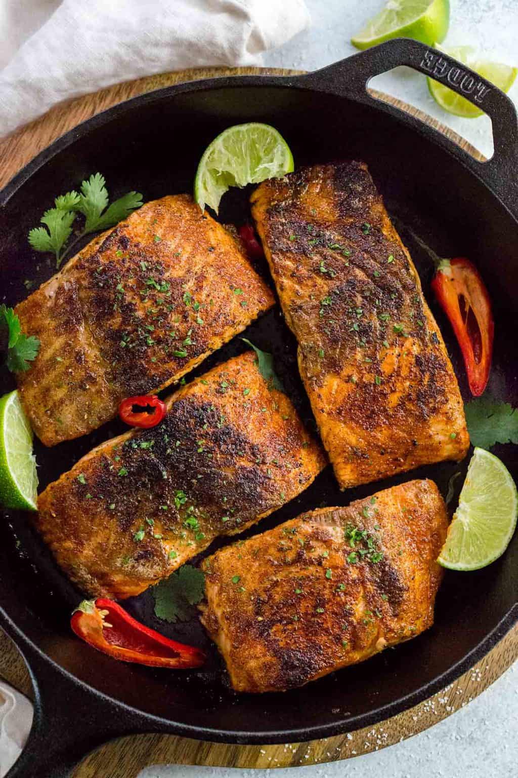 Blackened Salmon - Jessica Gavin