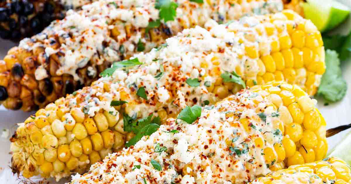 Elotes (Grilled Mexican Street Corn) - Jessica Gavin
