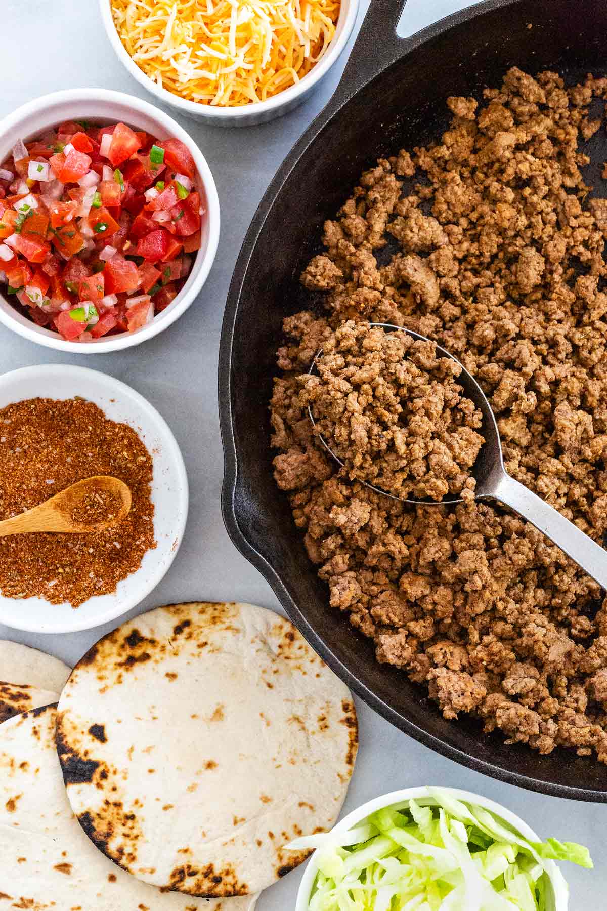 Ground Beef Tacos - Jessica Gavin