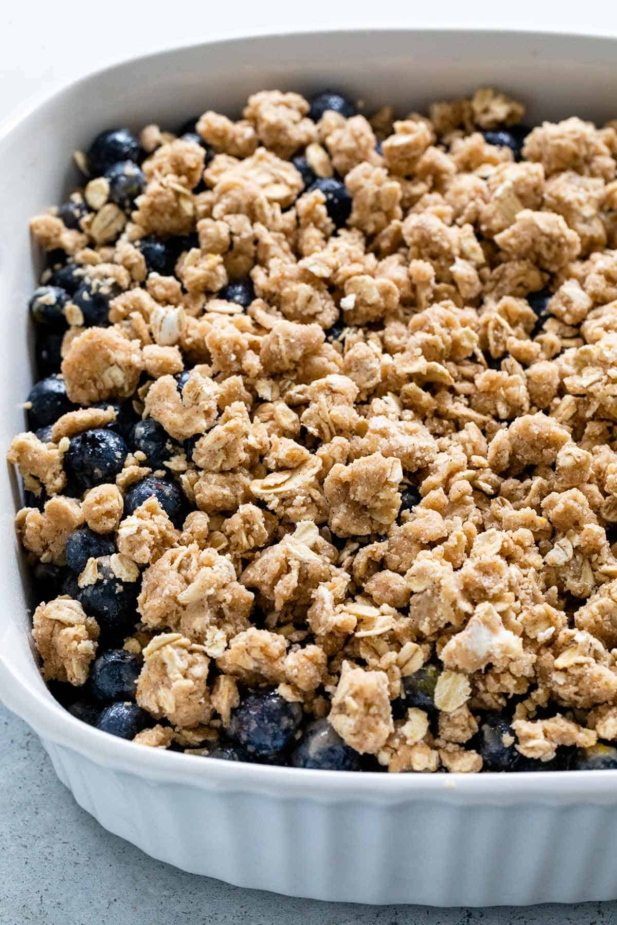 Easy Blueberry Crisp - Jessica Gavin