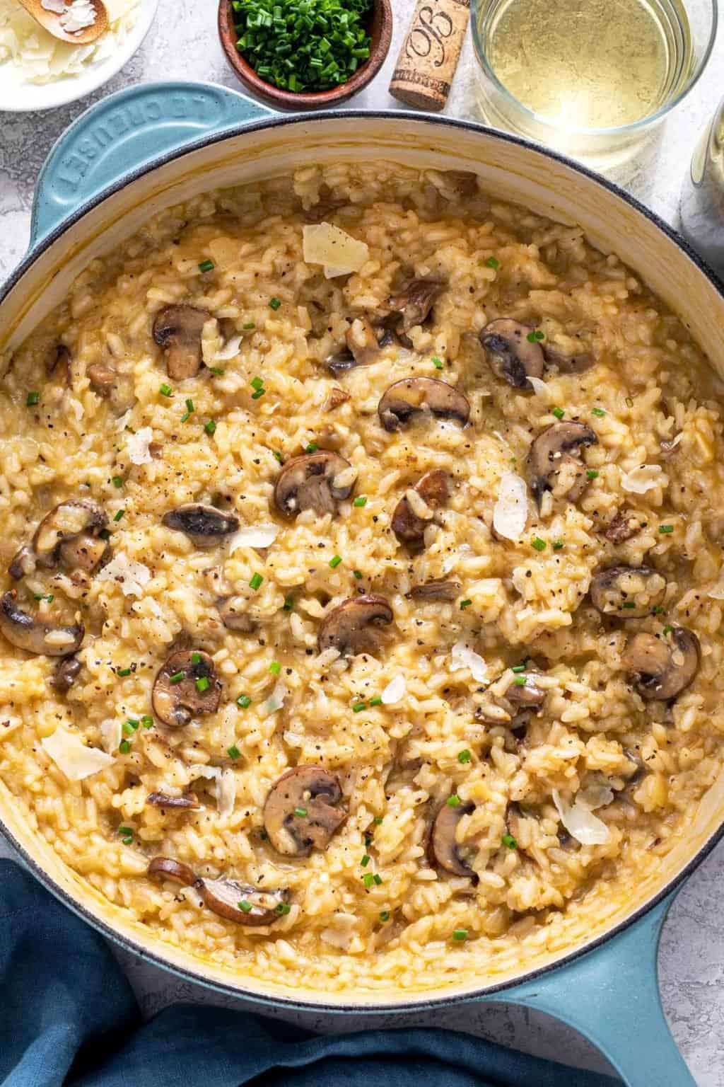 Easy Mushroom Risotto Recipe - Jessica Gavin