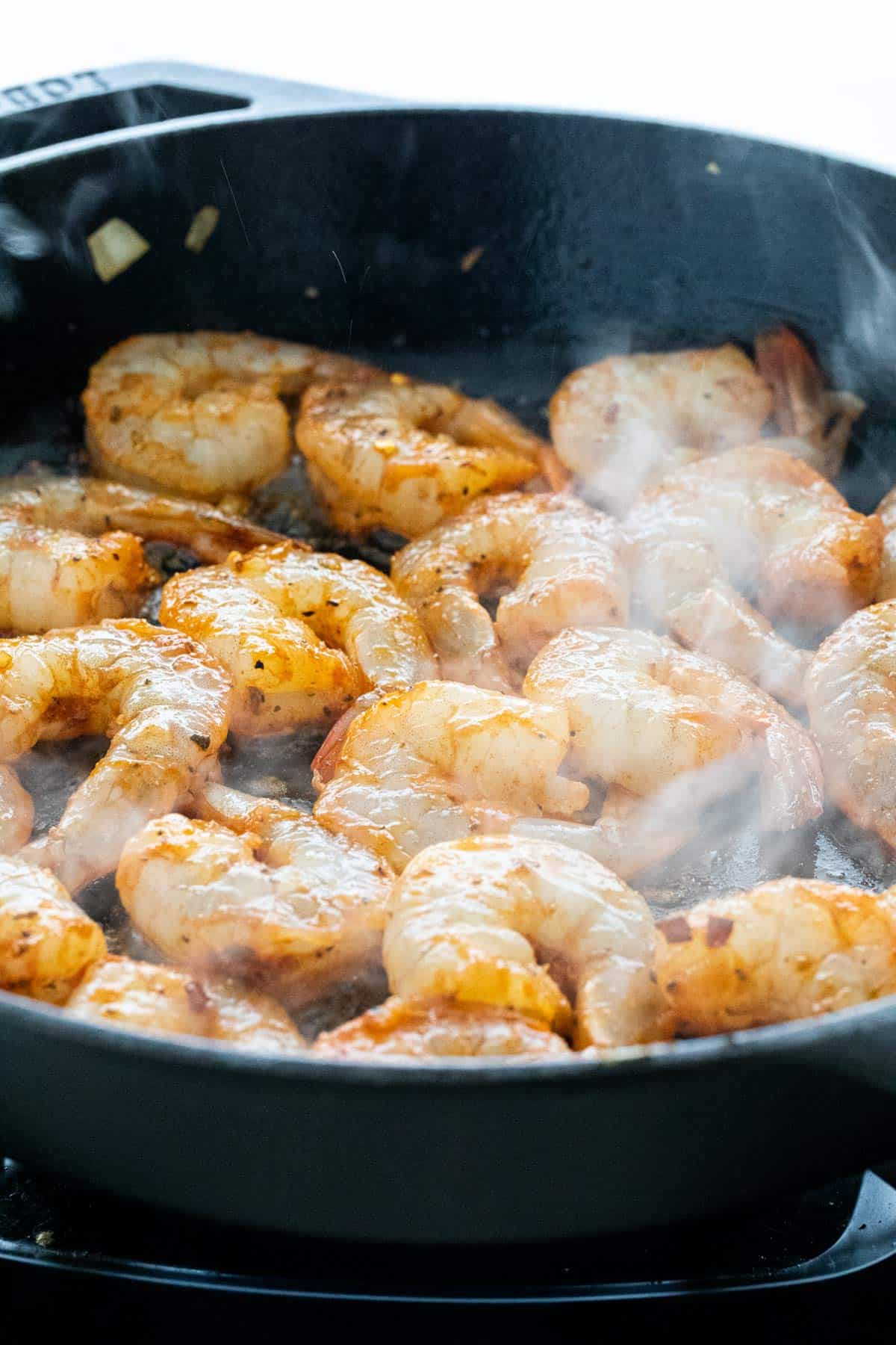 Spicy Cajun Shrimp Skillet - Jessica Gavin
