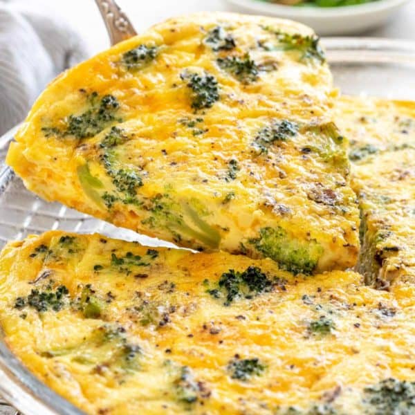 Crustless Broccoli Quiche - Jessica Gavin