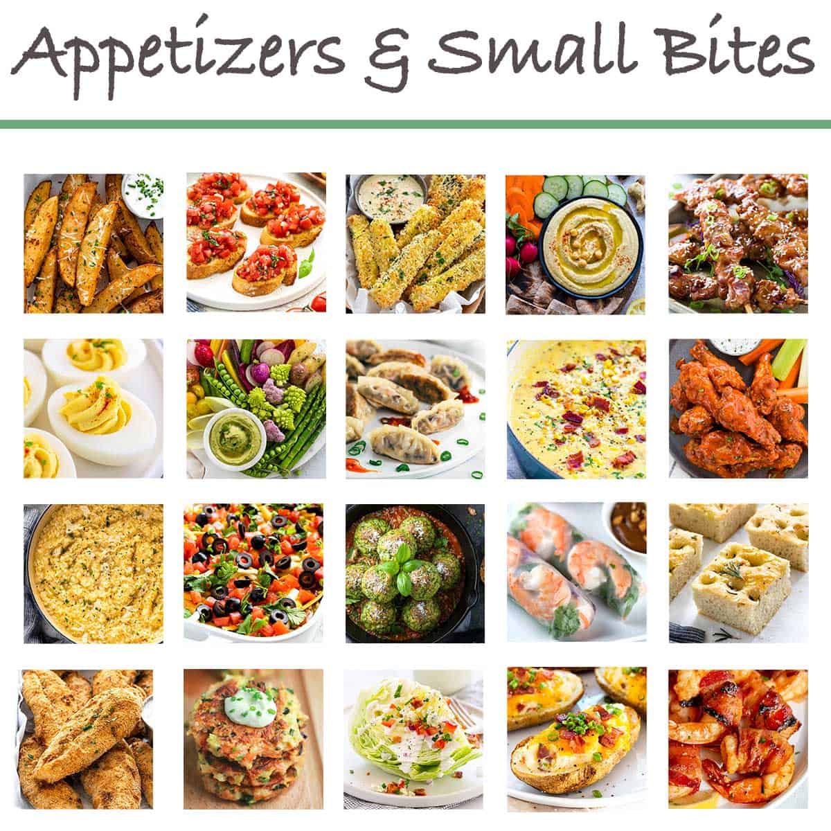 80+ Easy Appetizer Recipes & Small Bites - Jessica Gavin