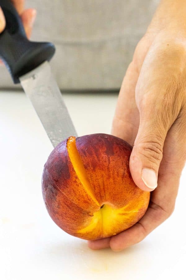 How to Cut a Peach (2-Ways!) - Jessica Gavin