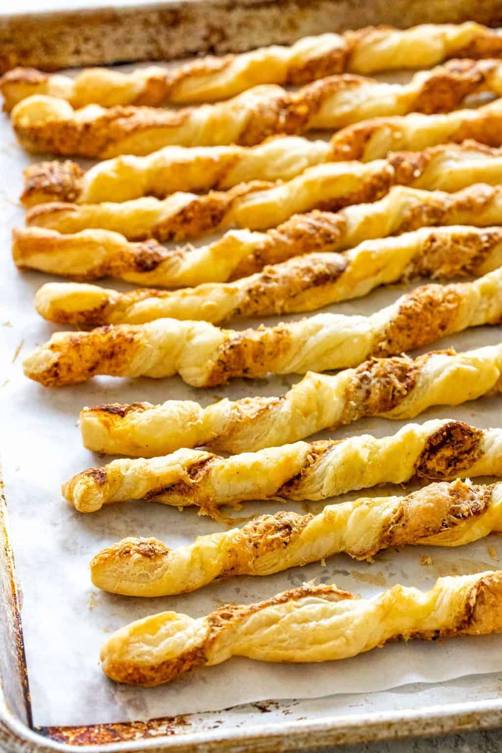 Puff Pastry Cheese Straws - Jessica Gavin