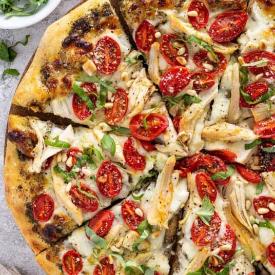 Chicken Pesto Pizza Recipe - Jessica Gavin