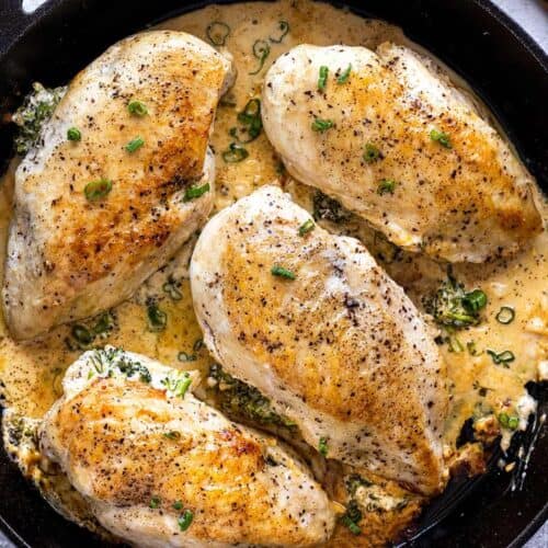 Broccoli and Cheese Stuffed Chicken Breast - Jessica Gavin