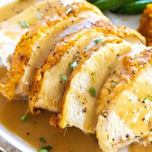 Turkey Slices With Gravy