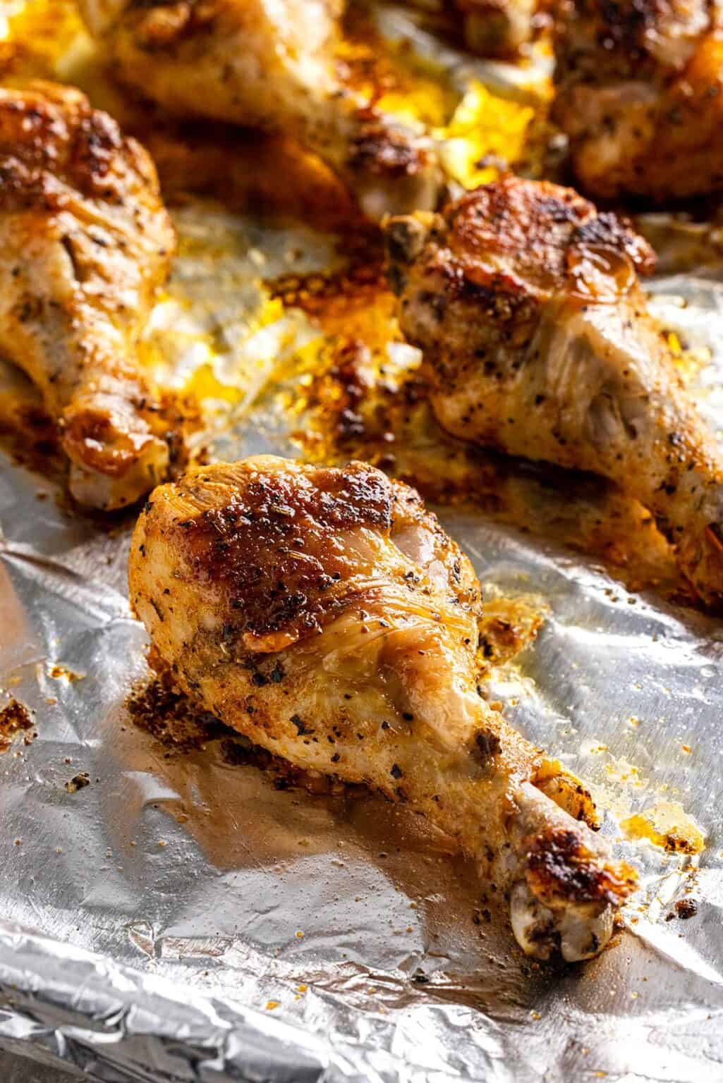 Baked Chicken Legs (Drumsticks) - Jessica Gavin