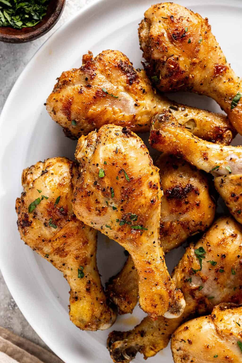 Baked Chicken Legs (Drumsticks) - Jessica Gavin