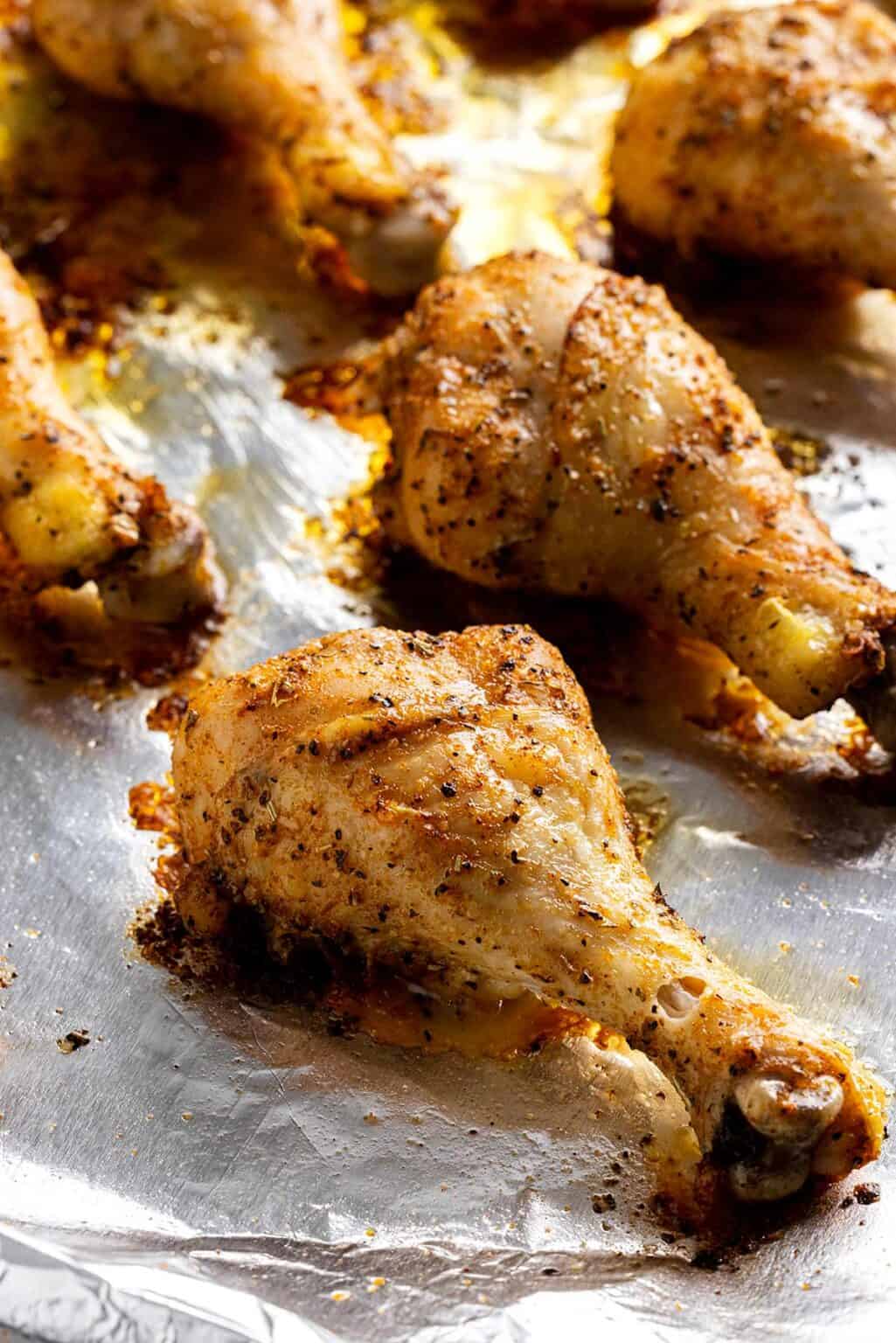 Easy Baked Chicken Legs (Drumsticks) - Jessica Gavin