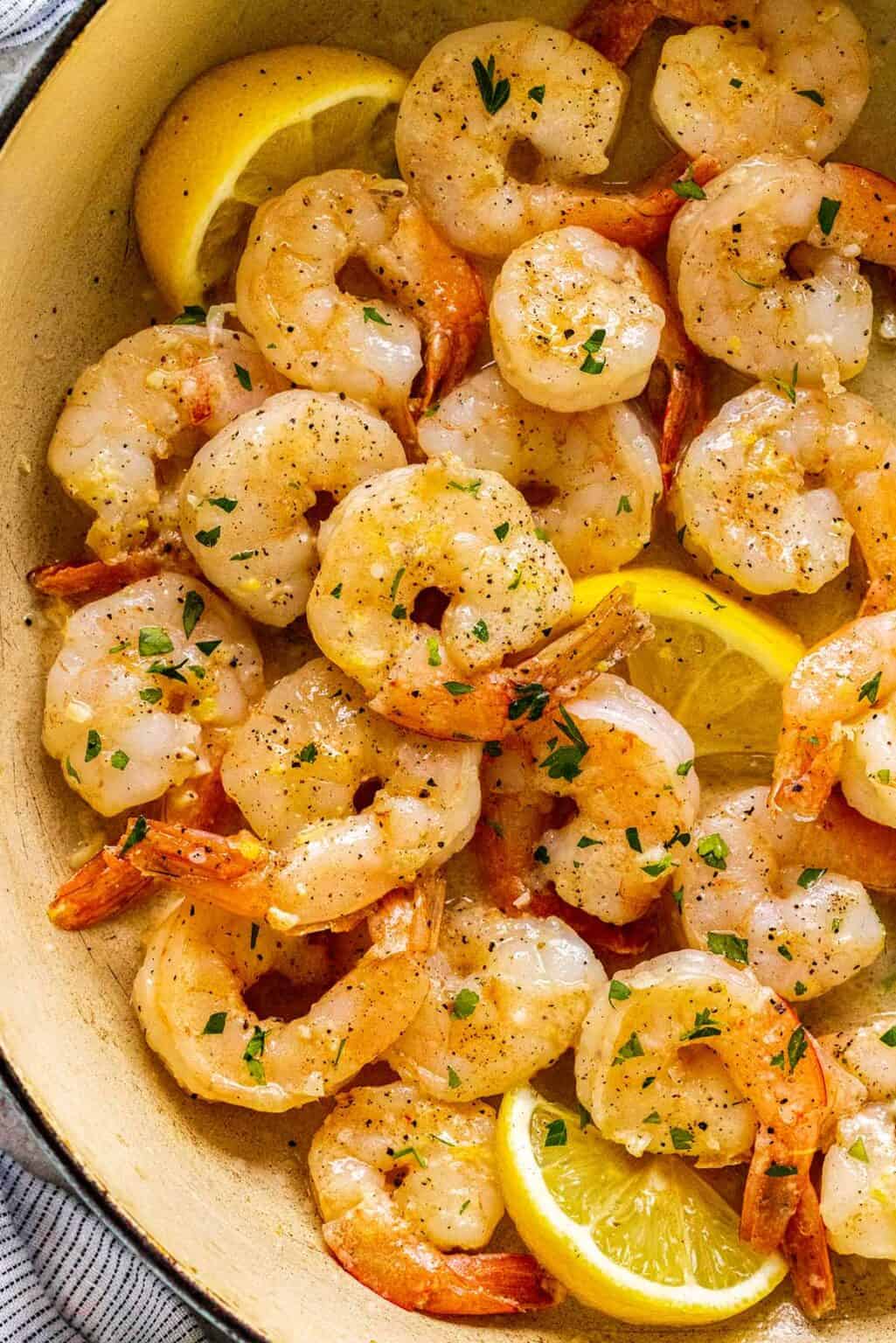 Garlic Butter Shrimp Recipe - Jessica Gavin