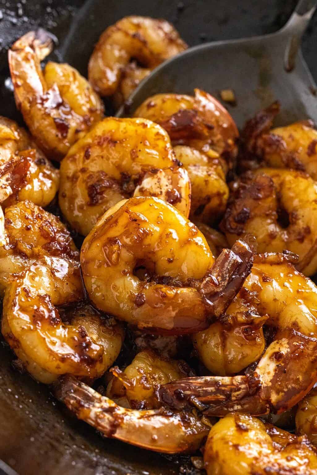 Honey Garlic Shrimp Recipe - Jessica Gavin