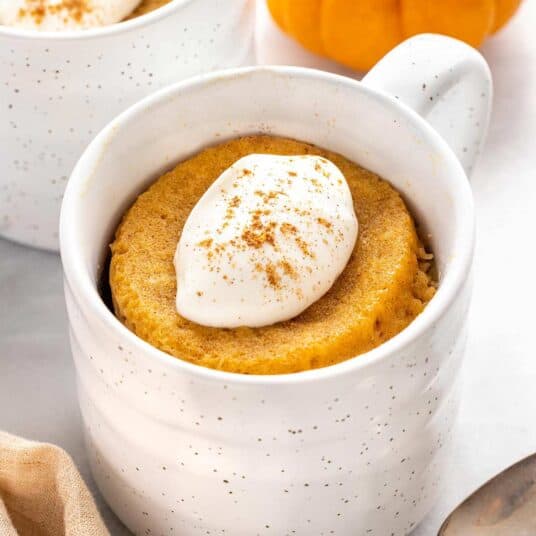 Pumpkin Mug Cake Recipe - Jessica Gavin