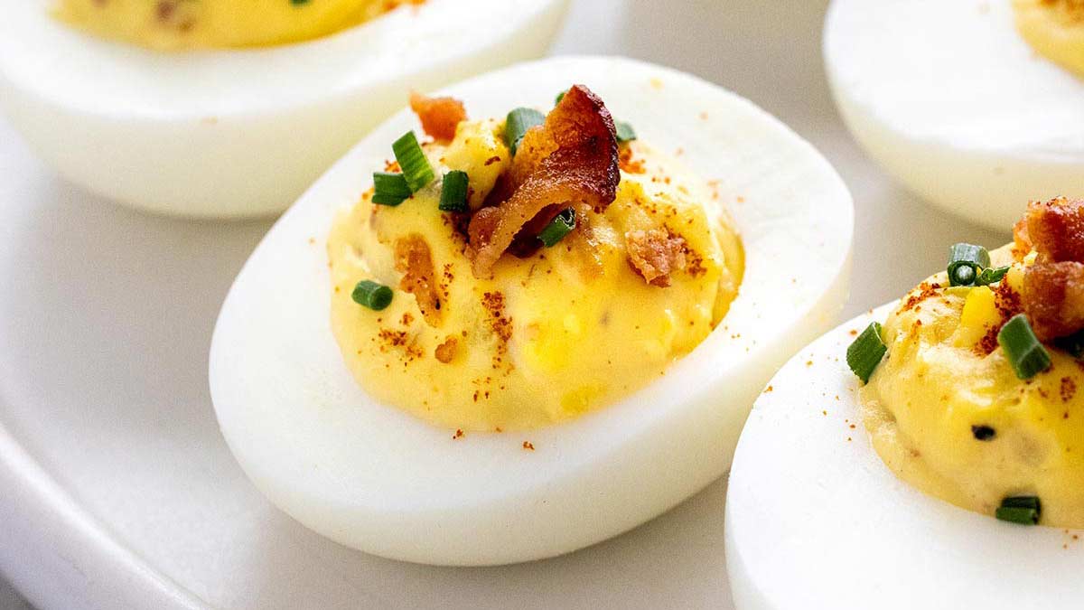 Deviled Eggs with Bacon - Jessica Gavin