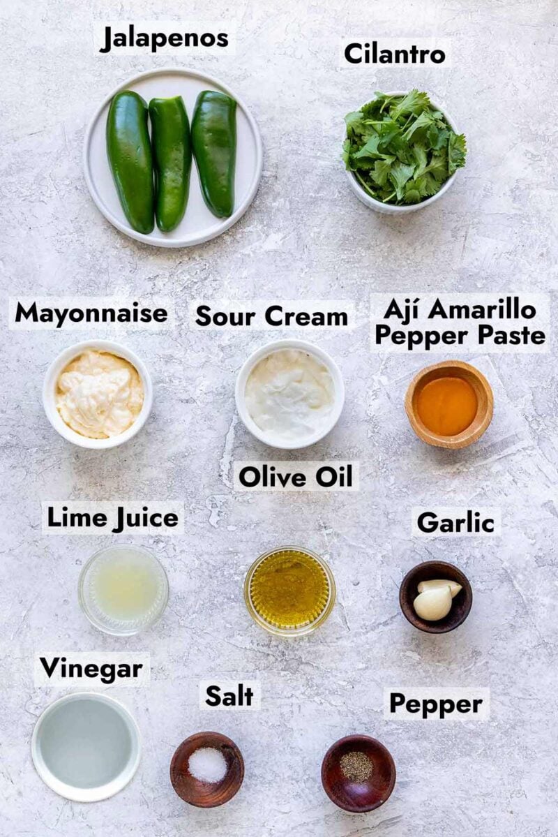 Aji Verde Sauce Recipe - Jessica Gavin