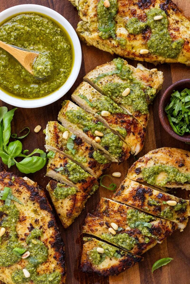 Pesto Chicken Recipe - Jessica Gavin