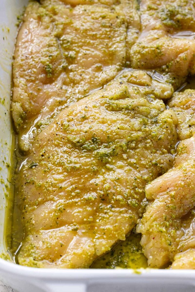 Pesto Chicken Recipe - Jessica Gavin