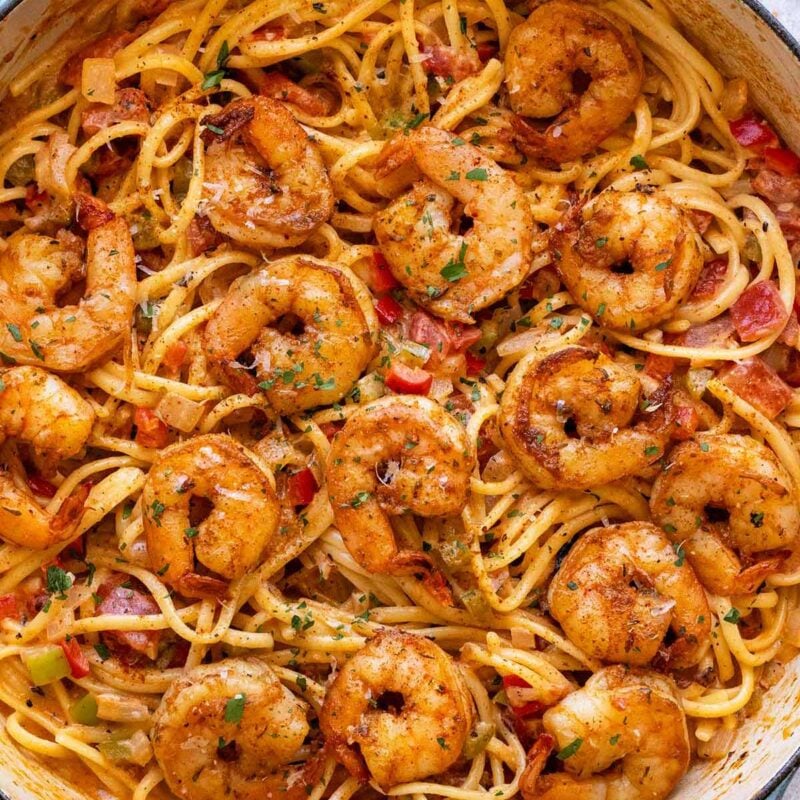 Cajun Shrimp Pasta Recipe - Jessica Gavin
