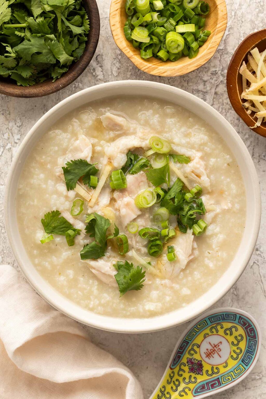 Chicken Congee Recipe - Jessica Gavin