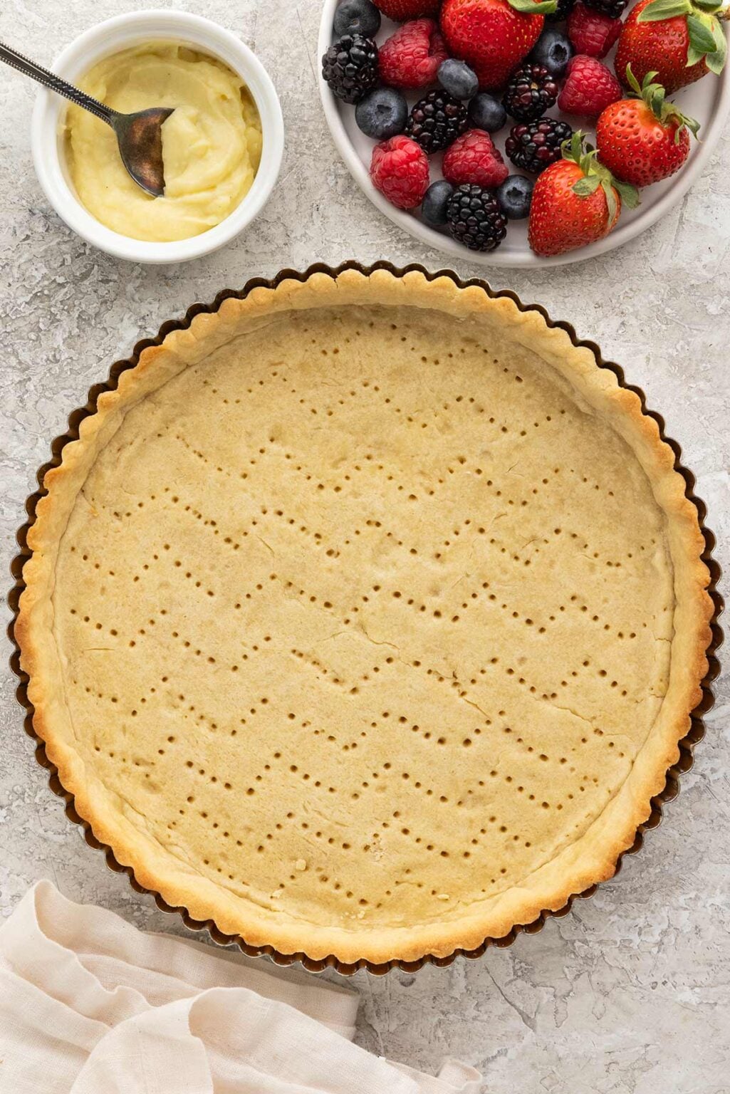 Sweet Tart Crust Recipe (Pâte Sucrée) - Jessica Gavin