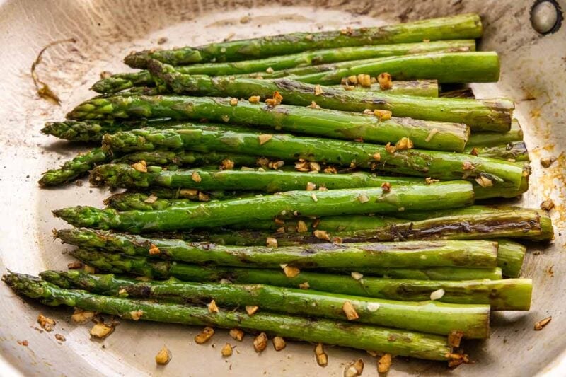 Pan Fried Asparagus Recipe - Jessica Gavin